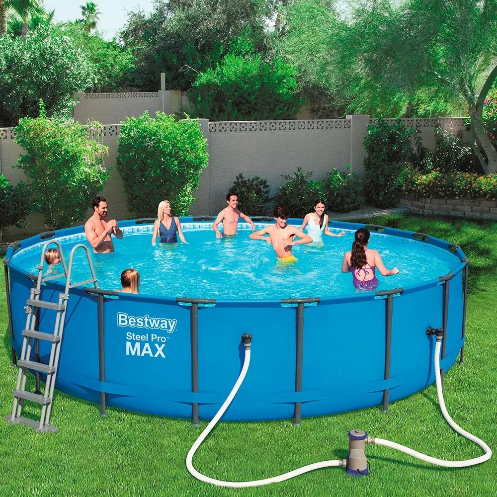 Bestway Nadzemní bazén Steel Pro Max 549 x 122 cm 23062 l s příslušenstvím 84618