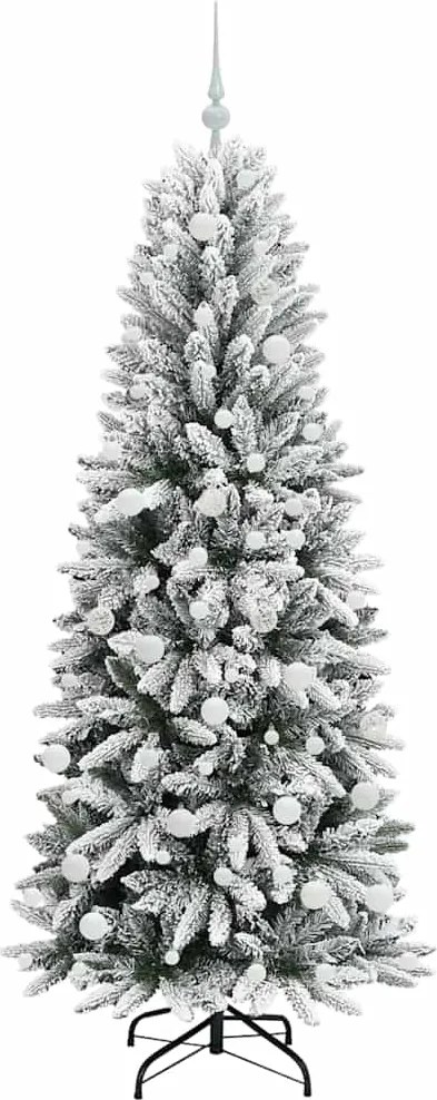 Umělý vánoční stromeček Bílá 180 cm PVC, plast, ocel a PE 3396048