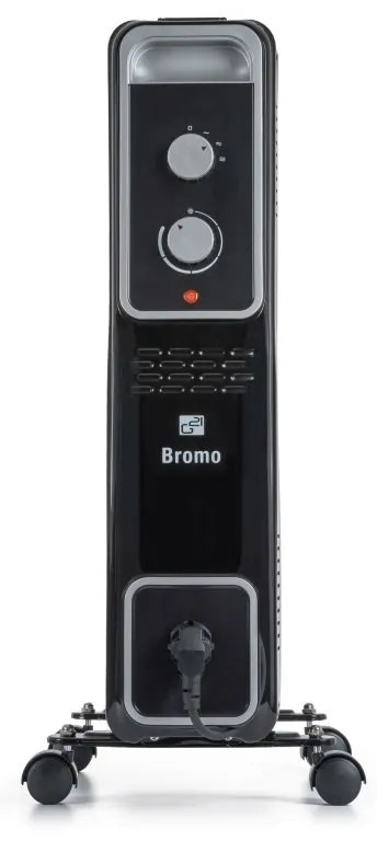 Olejový radiátor G21 Bromo černý, 9 žeber, 2000 W