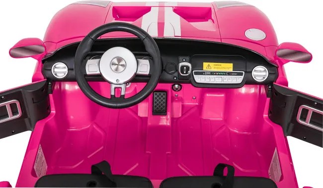 Elektrické autíčko Ford GT růžové
