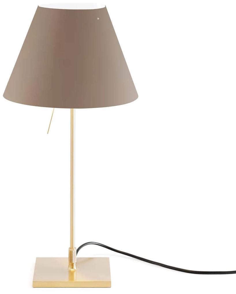 Luceplan Costanzina stolní lampa mosaz nugátová