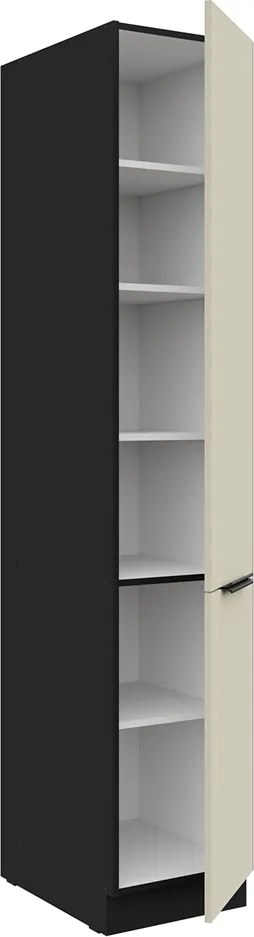 Vysoká skříňka, kašmír/černá, ARAKA 40 DK-210 2F