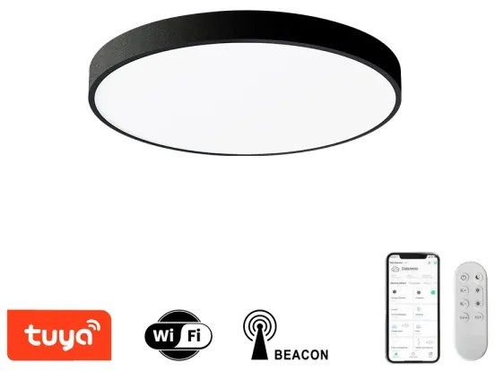 Immax NEO 07248L-LED Stmívatelné svítidlo SEMPLICI 36W/230V Wi-Fi Tuya černá +DO