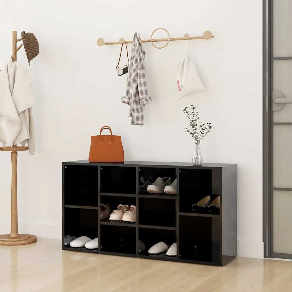 vidaXL Lavice s botníkem 103x30x55 cm kompozitní dřevo [875160] Barva: šedá sonoma