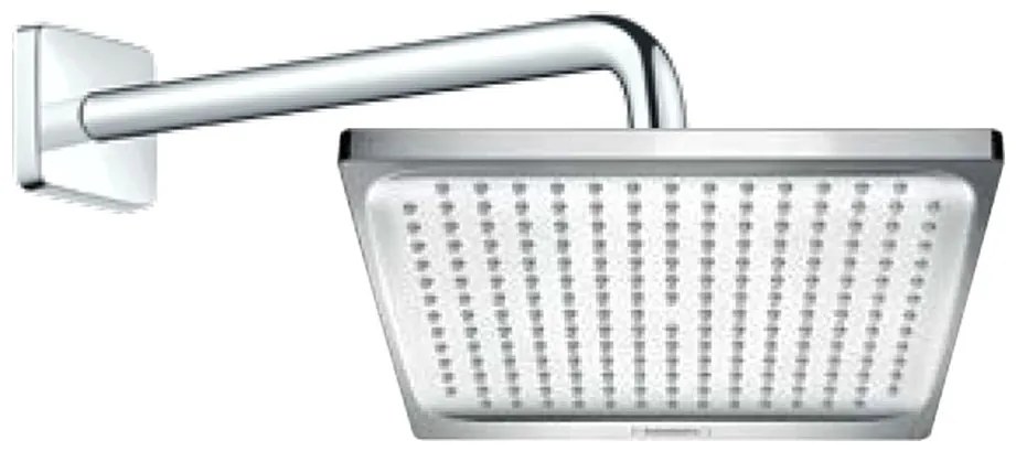 Hansgrohe Croma Select E 240 hlavová sprcha s připojením, bílá chrom 26726000 + 27446000