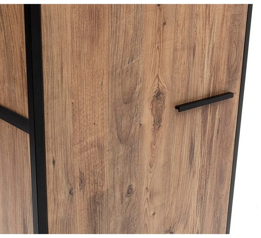 Kalune design Otevřená šatní skříň DYNAMIC s dveřmi 225x192 cm