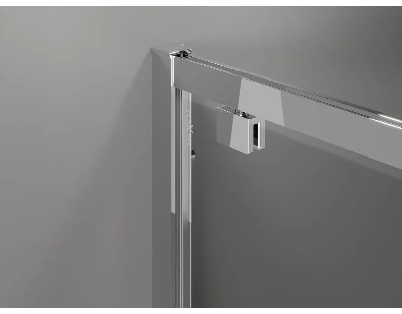 Mexen Exo, dvojité křídlové sprchové dveře 90x200 cm, 6mm čiré sklo, chromový profil, 8182-090-000-01-00