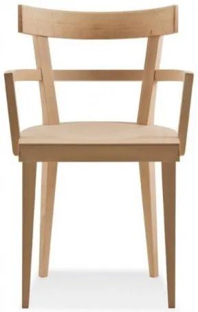 BILLIANI Dřevěná židle CAFÉ 461 GALERIE - čalounění Billiani LÁTKY 2 / LUNA, FLAMENCO, BOEMIAN GALERIE - Moření Billiani Moření buk