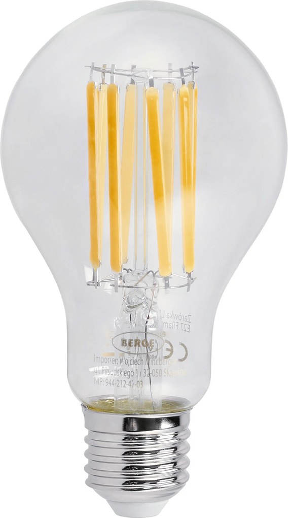 BERGE SADA 6x LED žárovka E27 18W 1980lm 3000K - teplá bílá