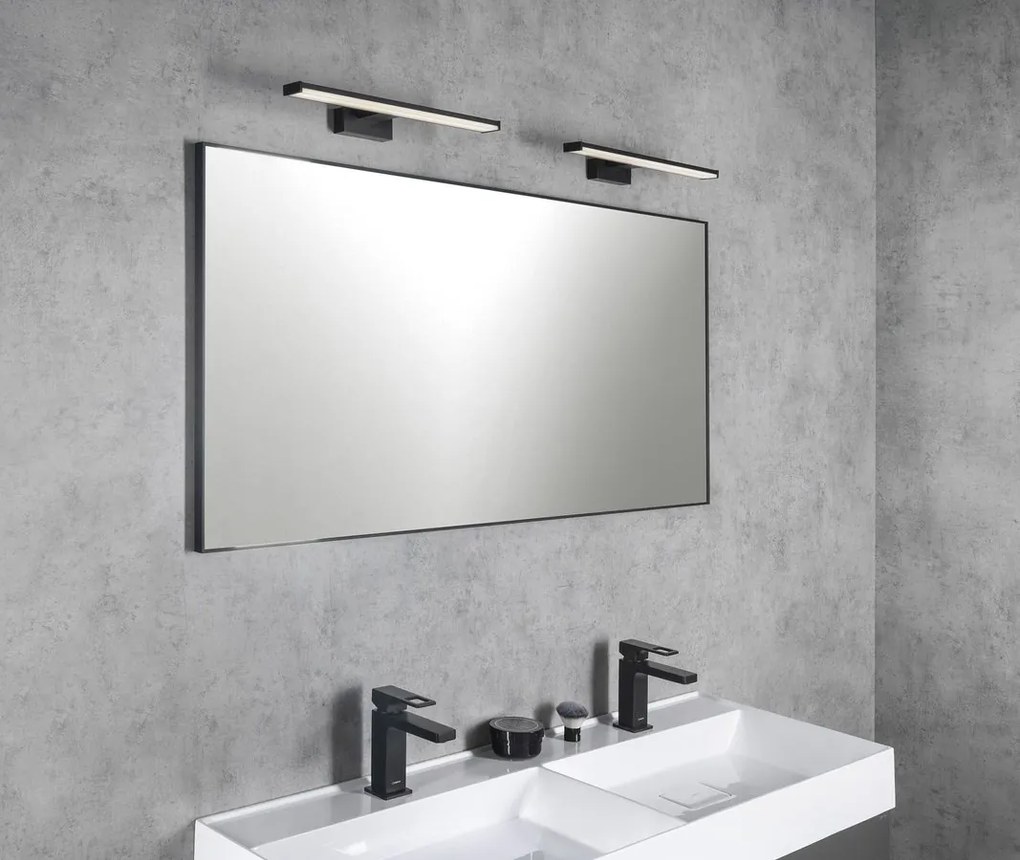 Sapho Sapho, CHICAGO LED svítilna, 400x120x40 mm, 8W, 230 V, plast, černá matná