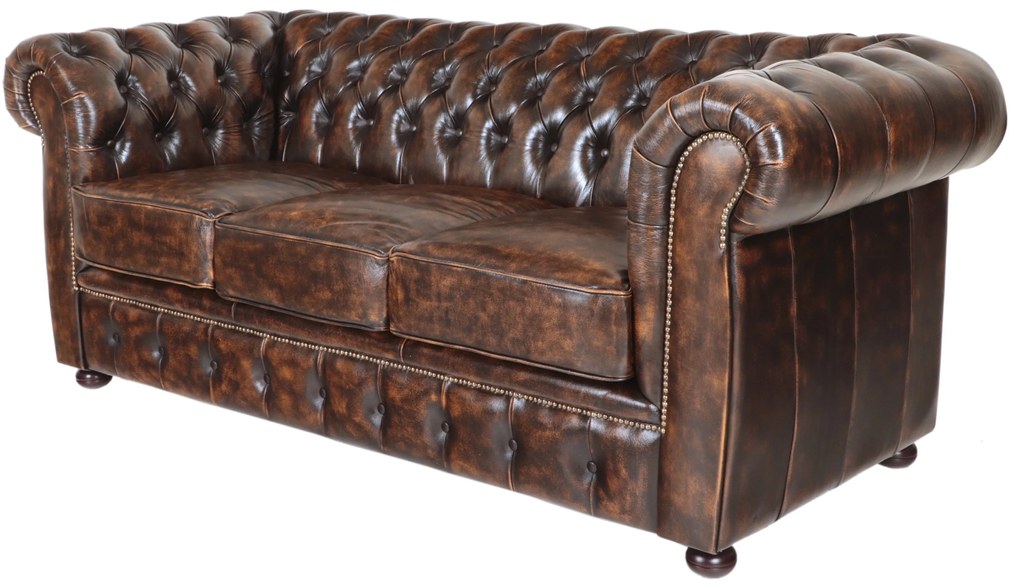 furniture-nabytek.cz - Chesterfield sedačka trojmístná Liverpool