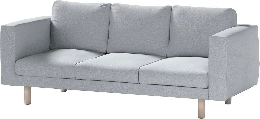 Potah na pohovku IKEA Norsborg 3-místná barva šedá látka pletený vzor