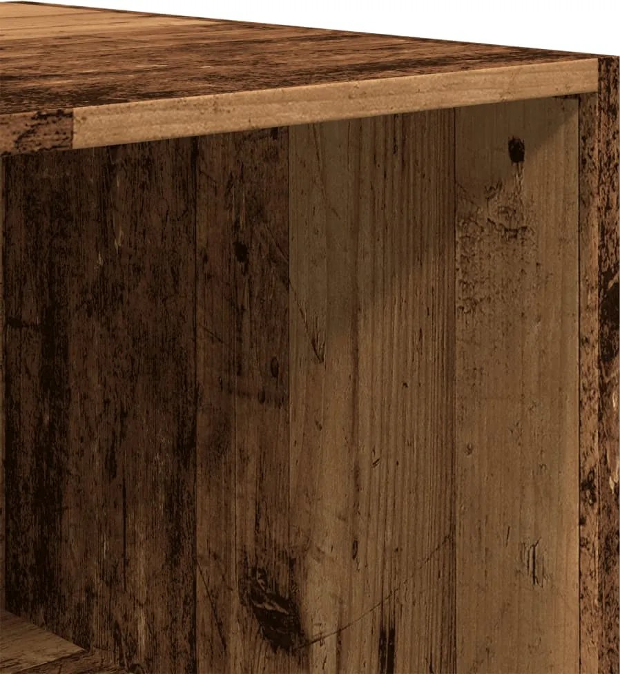 Šatní skříň old wood 100 x 50 x 200 cm kompozitní dřevo 3307736