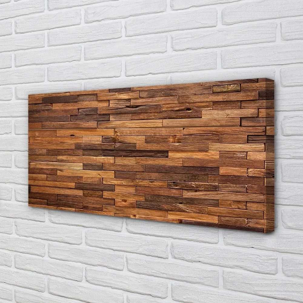 Obrazy na plátně Dřevěné panely desky 125x50 cm