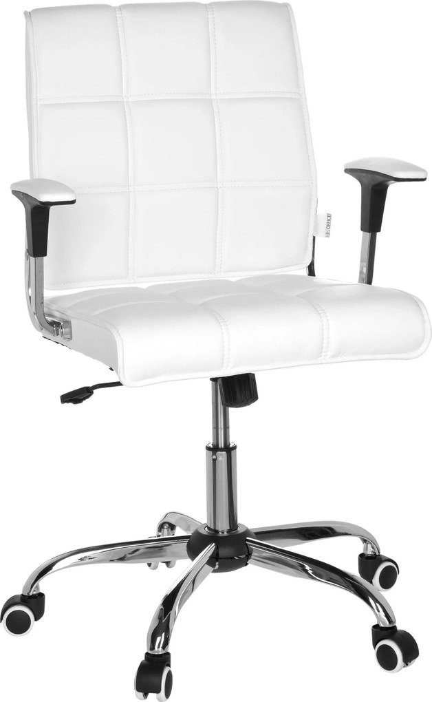 XXXLutz OTOČNÁ ŽIDLE, vzhled kůže, bílá MID.YOU - Online Only kancelářské židle - 001918015302