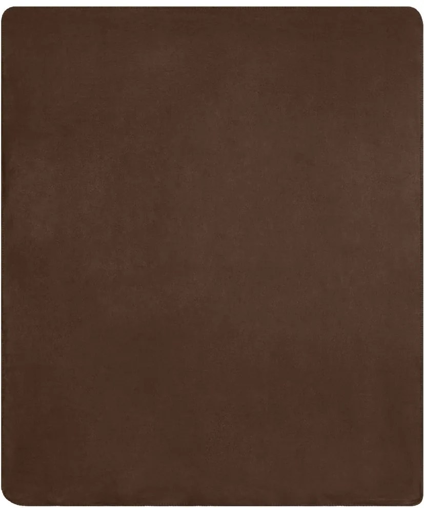 Daiber Fleece deka 150x170 cm JN952 - Hnědá / smetanová | 150 x 170 cm