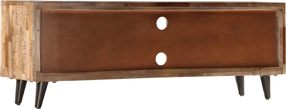 TV stolek 118 x 30 x 40 cm masivní mangovníkové dřevo 247330