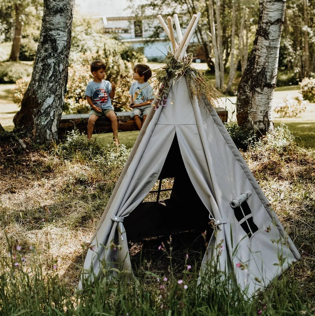 Vigvam design Venkovní Teepee Wild Child, Sand - ČTVERCOVÉ BEZ DOPLŇKŮ