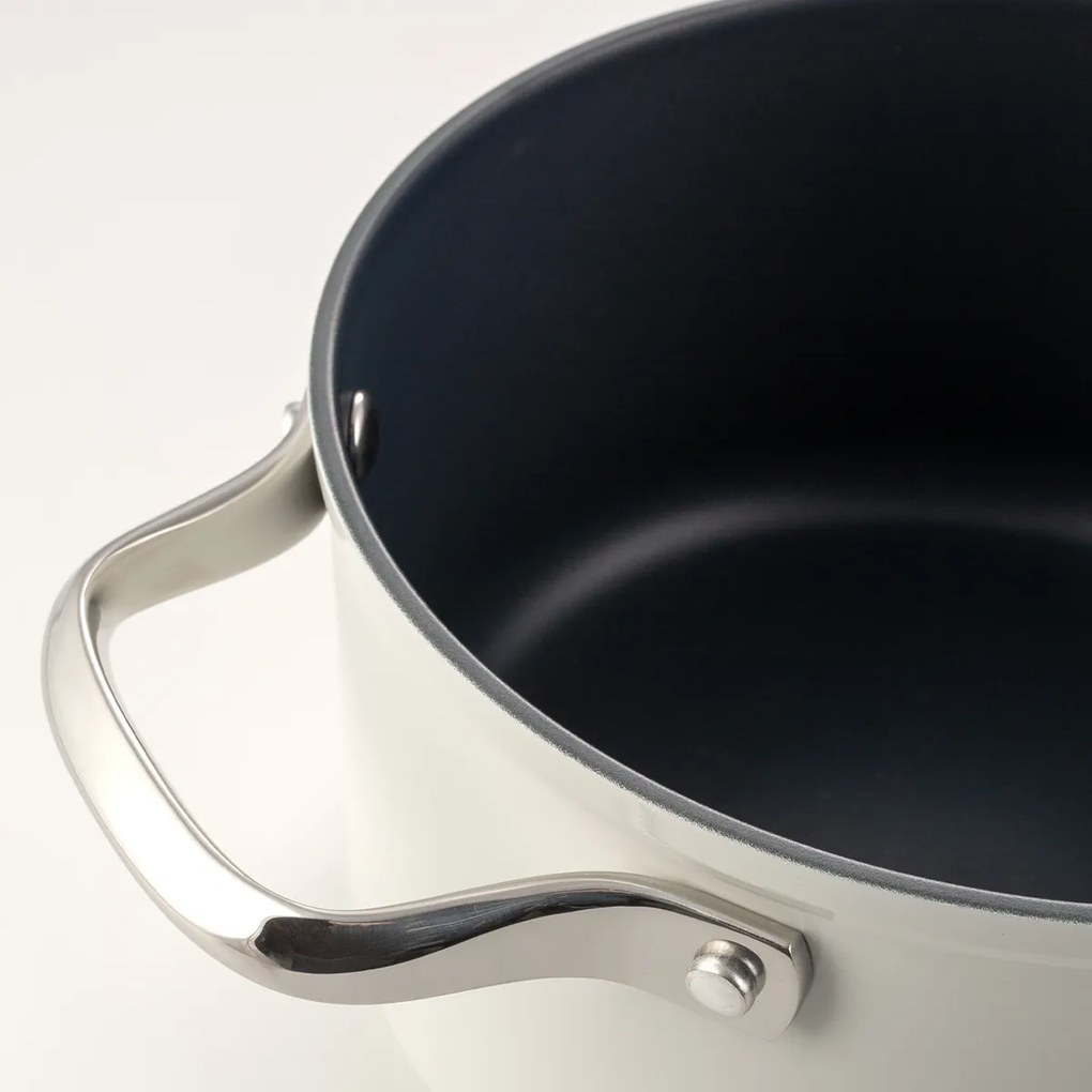 Hrnec s titanovým povrchem krémový Ø 20 cm - Saturn Terra Lunasol - 601308