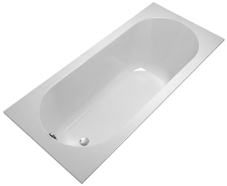 Villeroy & Boch Villeroy Boch OBERON Solo: Vana 1700x750mm Quaryl® včetně nohou (samolepicí), bílá Alpin, UBQ170OBE2V01