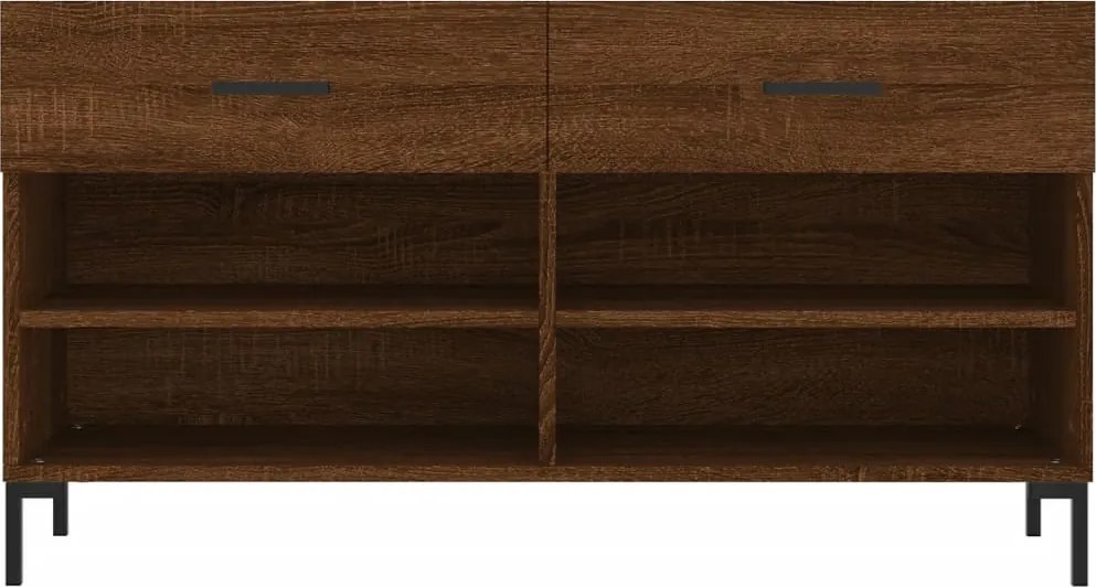 vidaXL Botník 102 x 35 x 55 cm kompozitní dřevo [829747] Barva: dub sonoma