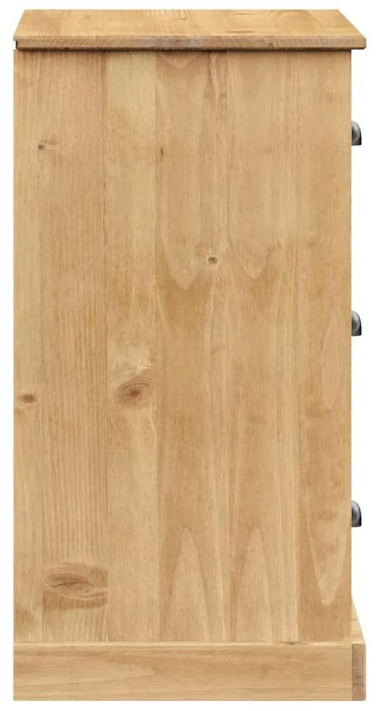 Příborník se zásuvkami VIGO 78x40x75 cm masivní borové dřevo,  353199