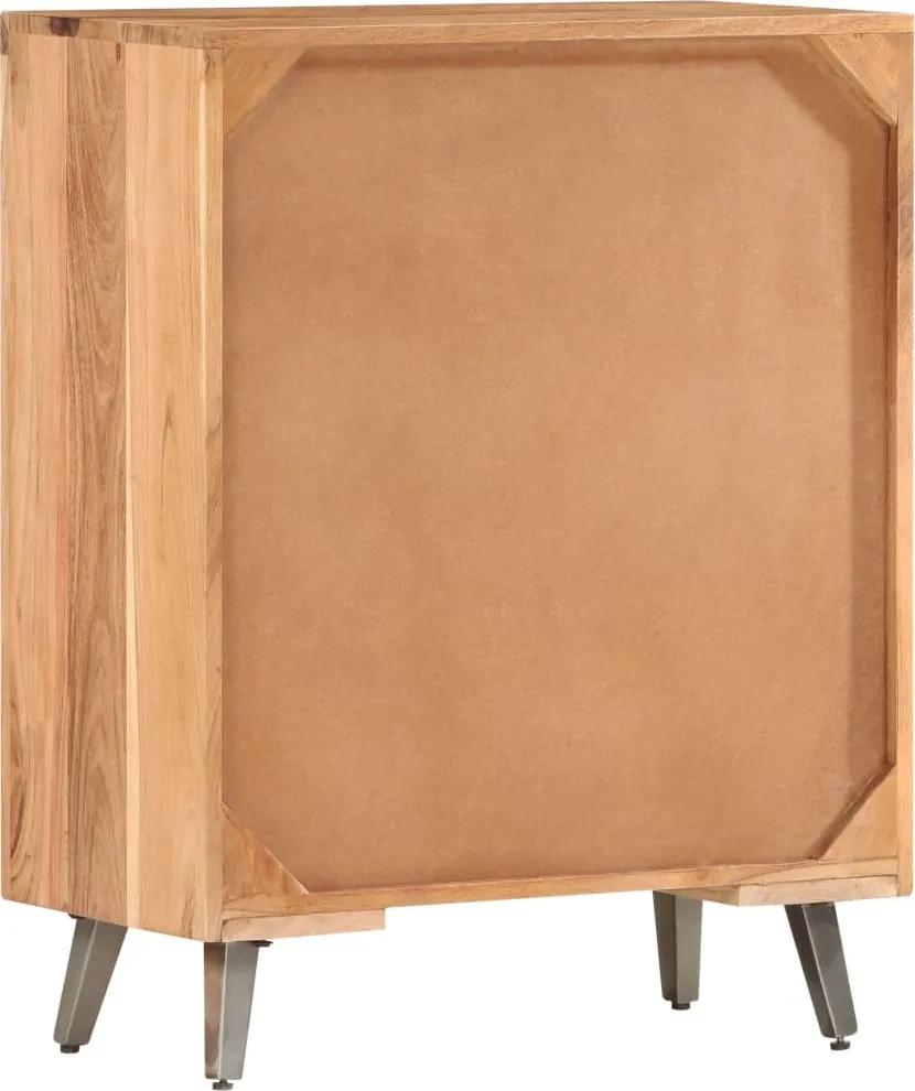 vidaXL Příborník 60 x 30 x 75 cm masivní akáciové dřevo [286545]