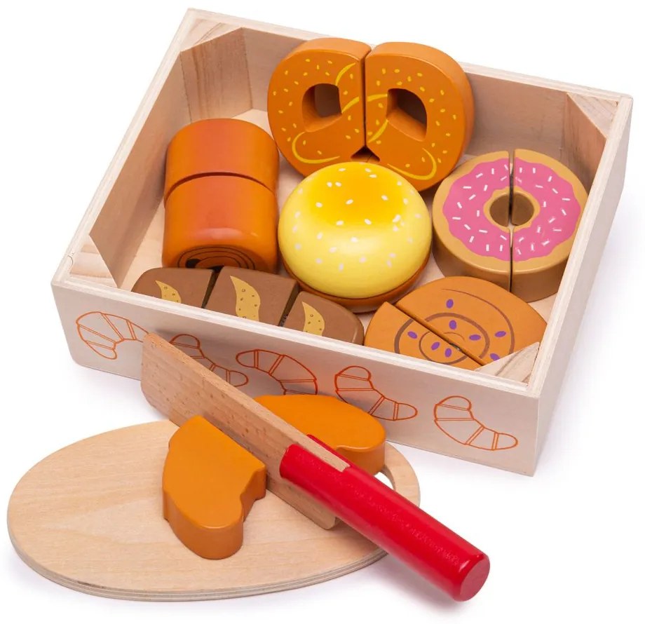Bigjigs Toys Krájecí pečivo v krabičce