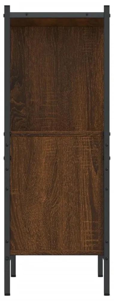 Petromila Knihovna hnědý dub 72 x 28 x 77,5 cm kompozitní dřevo