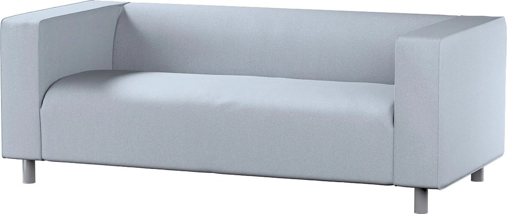 Potah na pohovku IKEA  Klippan 2-místná barva modrá látka pletený vzor