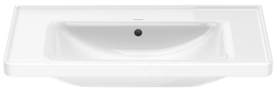 Duravit D-Neo - Umyvadlo do nábytku 800x480 mm s přepadem, bílá 2367800000