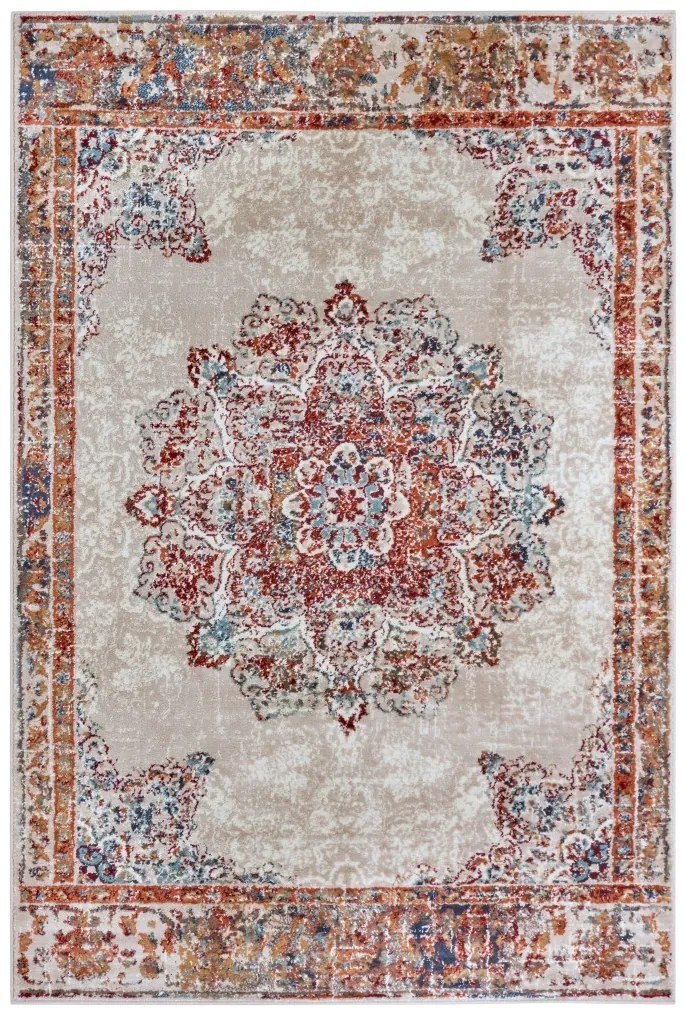 Hanse Home Collection koberce Kusový koberec Luxor 105639 Moderno Cream Multicolor ROZMĚR: 80x120