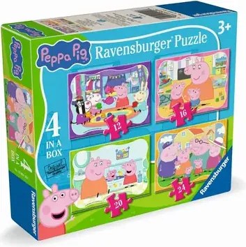 Ravensburger Prasátko Peppa 4v1
