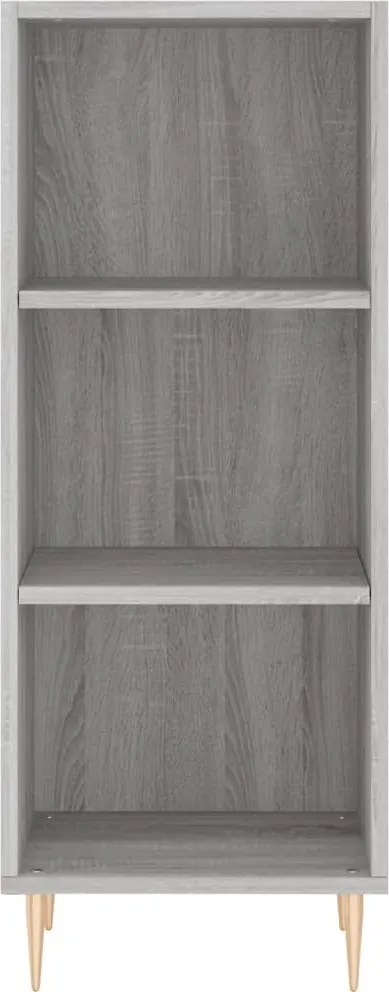 vidaXL Skříň highboard 34,5 x 34 x 180 cm kompozitní dřevo [3200319] Barva: kouřový dub