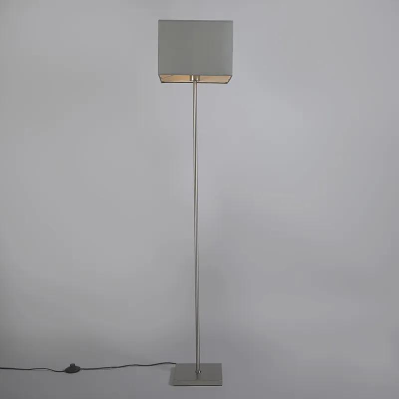 Moderní stojací lampa šedá - VT 1