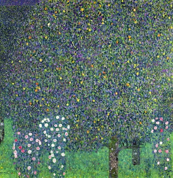 Gustav Klimt - Obrazová reprodukce Roses under the Trees, c.1905, (40 x 40 cm)