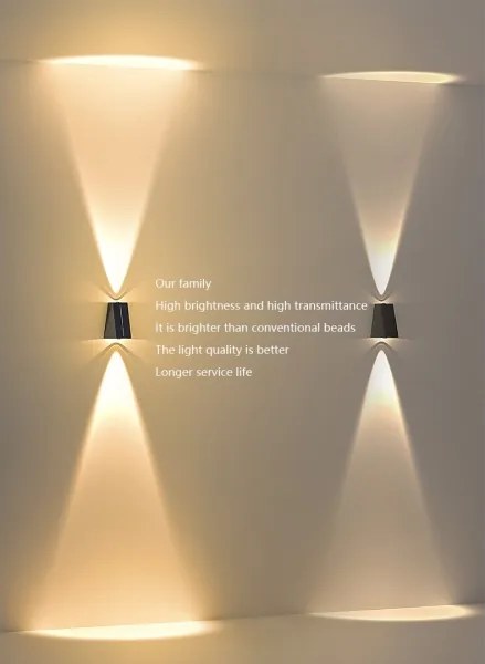 Brilagi - LED Solární nástěnné svítidlo PYRAMID LED/2W/3,2V 1300 mAh IP54