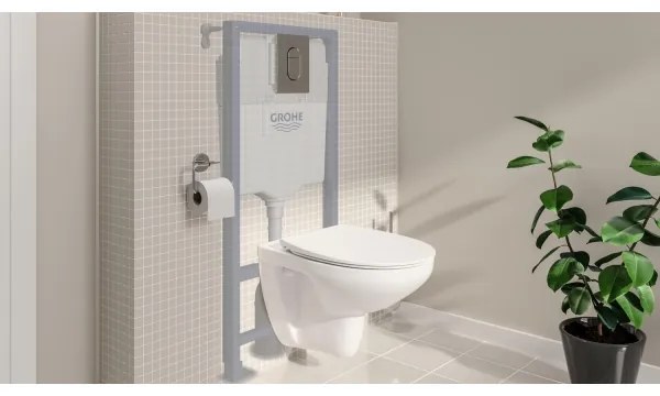 GROHE 39902000 - Toaleta SOLIDO 230 x 500 x 1130 keramika/bílá