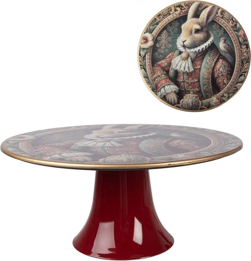 Podnos na dort Victorian Gentleman Rabbit - Ø 22*10 cm