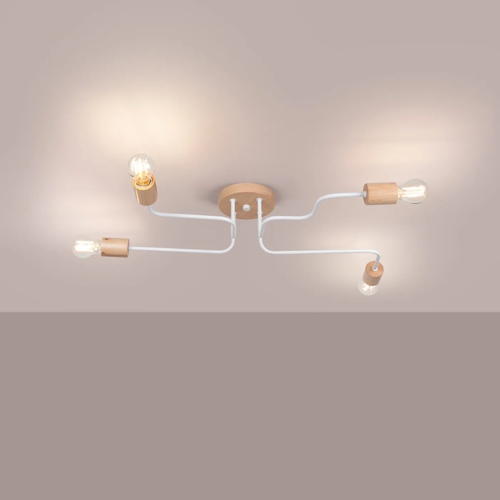 Sollux Lighting Lustr TIMBO 4 bílý
