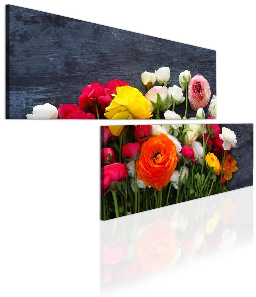 Obraz kytice květin Velikost (šířka x výška): 160x80 cm