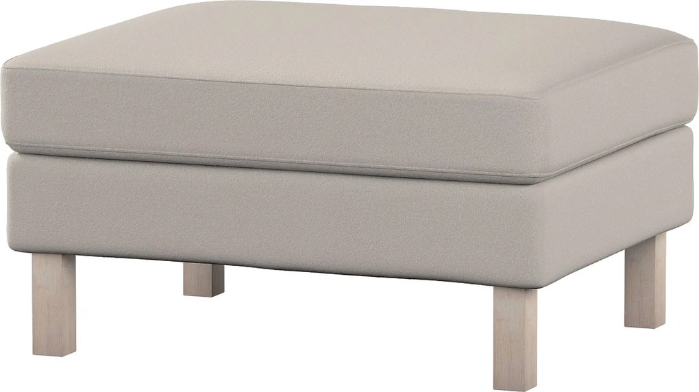 Potah na podnožku IKEA Karlstad barva béžová látka pletený vzor