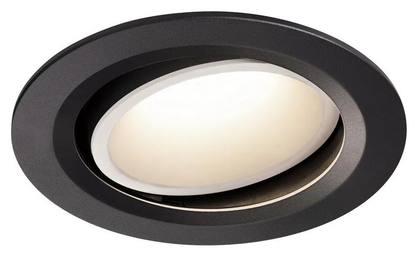 LA 1003680 NUMINOS® MOVE DL L vnitřní LED zápustné stropní svítidlo černá/bílá 4000 K 55° otočné a výkyvné - BIG WHITE