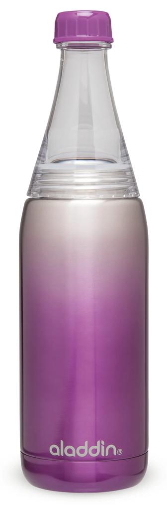 ALADDIN Fresco Twist&amp;Go vakuová láhev na vodu 600 ml fialová