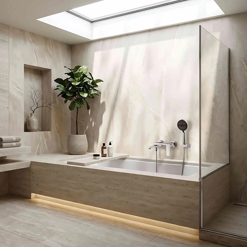 Vanová baterie REA PRIME PREMIUM, chrom