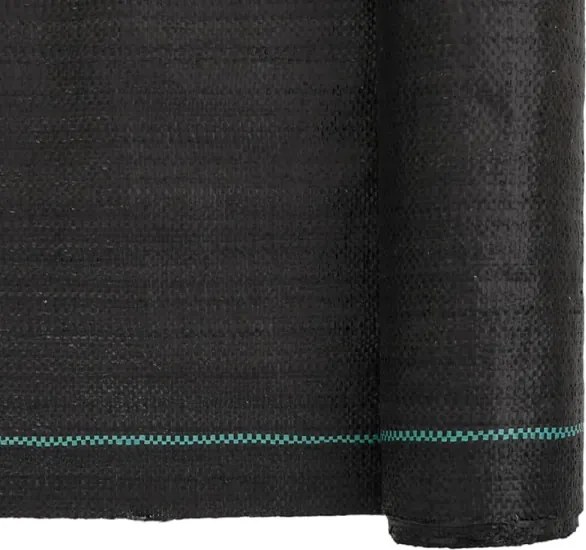 Černá agrotextilie proti plevelu 1 × 50 m, 70 g/m²