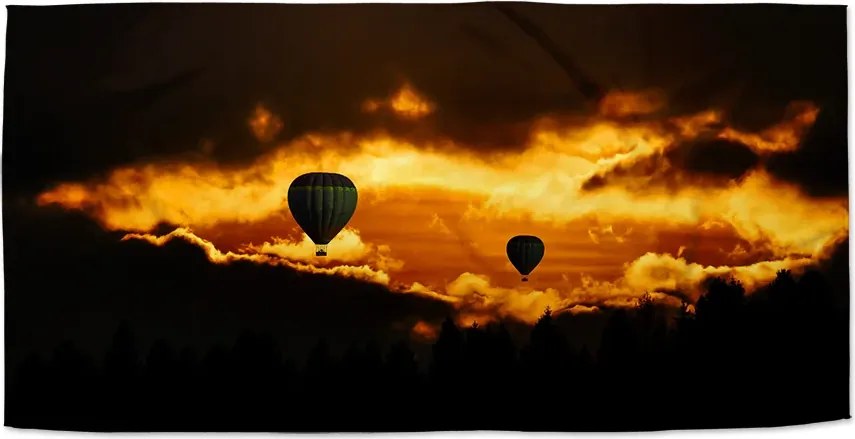 Sablio Ručník Horkovzdušné balony - 50x100 cm