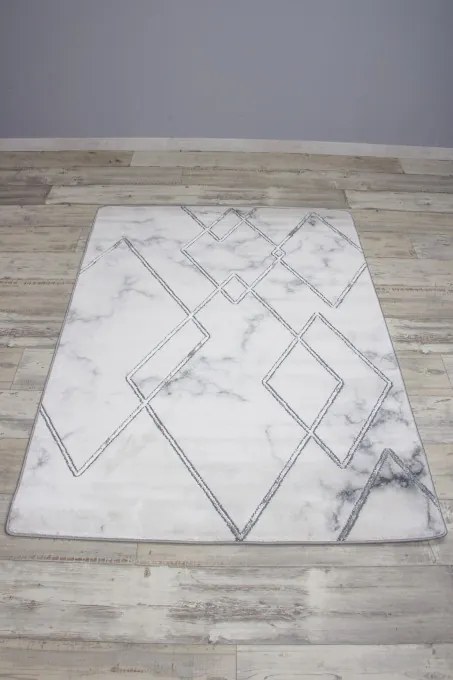 Koberec DIAMOND K4421S stříbrný