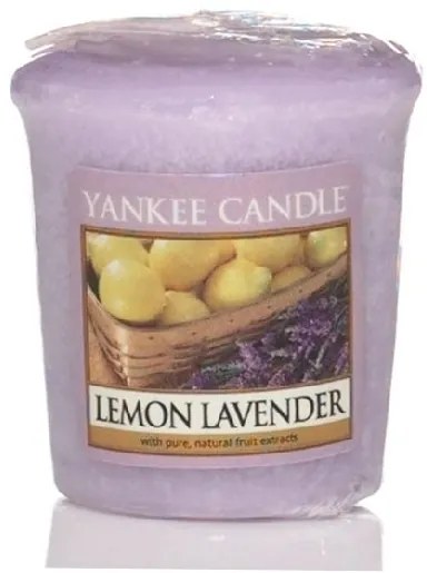 Vonná votivní svíčka Yankee Candle Lemon Lavender 49g/15hod