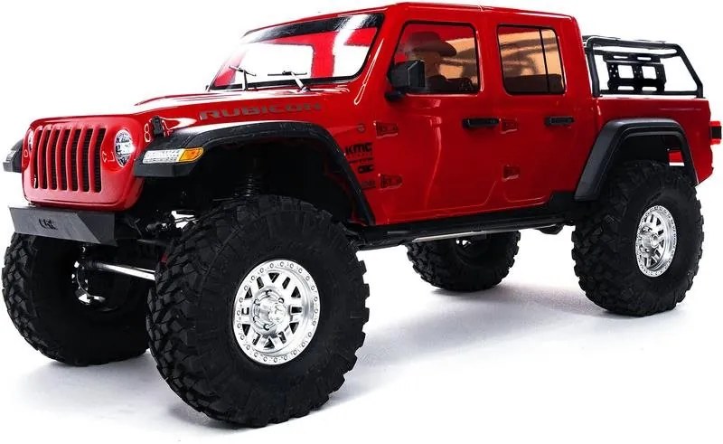 Axial scx10 iii jeep jt gladiator 4wd 1:10 rtr červený